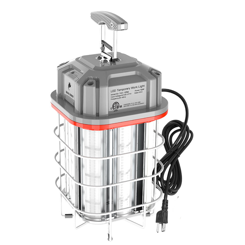 LED Temporary Work Light 5000K Construction Lights for Job Site ...