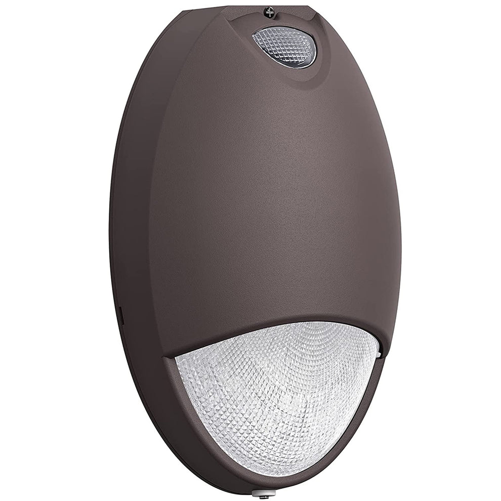 12W EM90 Led Emergency Wall Pack Light with Battery Backup & Photocell ...