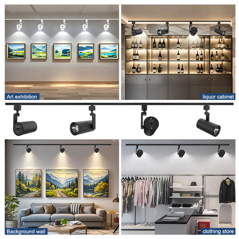 LED Track Light Heads 10W 15W 20W 25W 30W Tunable 5CCT 120V H Type ...