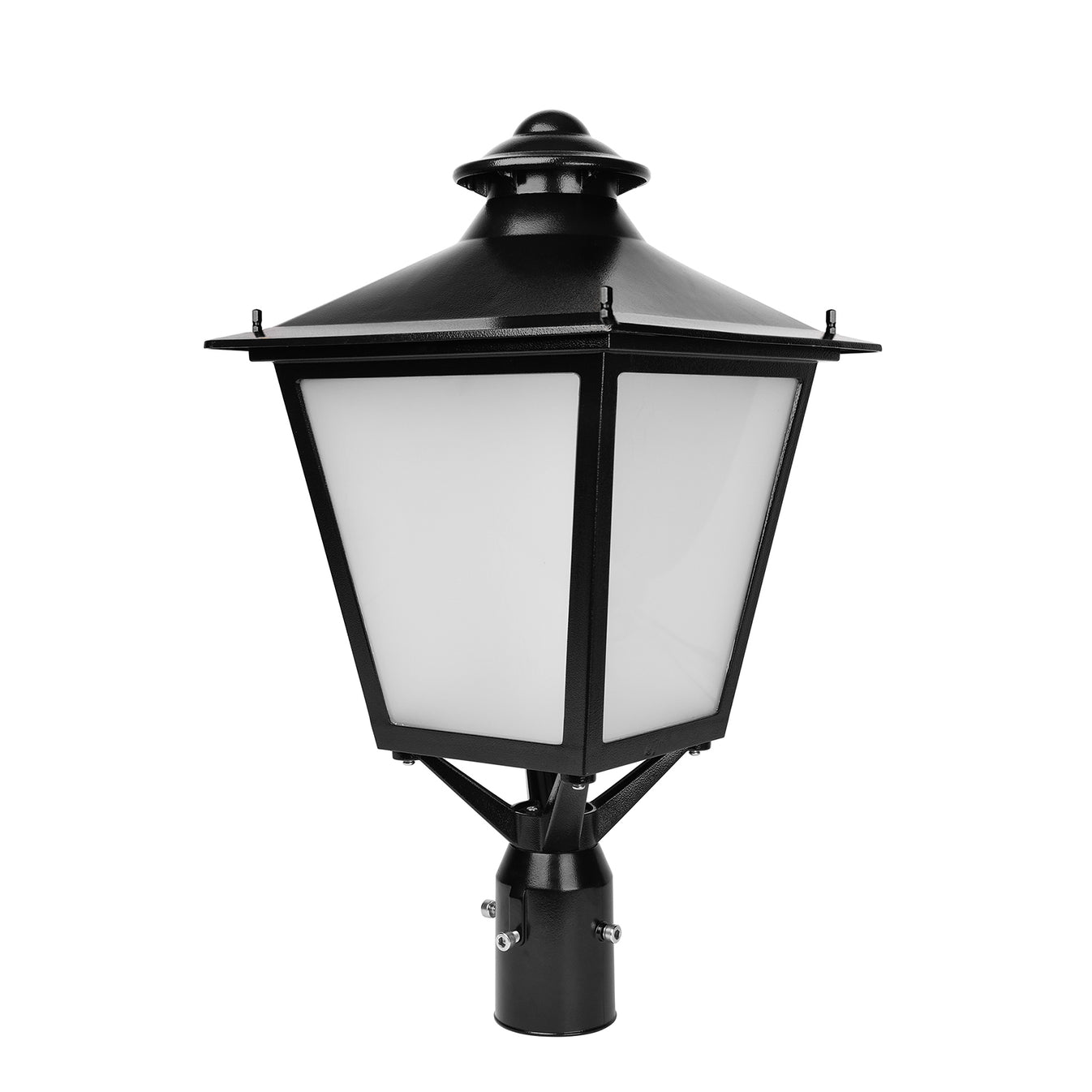 Lantern LED Post Top Light Fixture 30W 60W 100W 120W 3000K 4000K 5000K ...