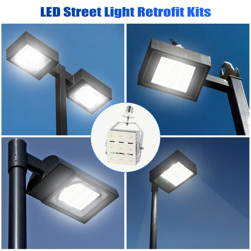 150W LED Shoebox Retrofit Kits, 5000K E39 Base, 100-277V / 200-480V ...