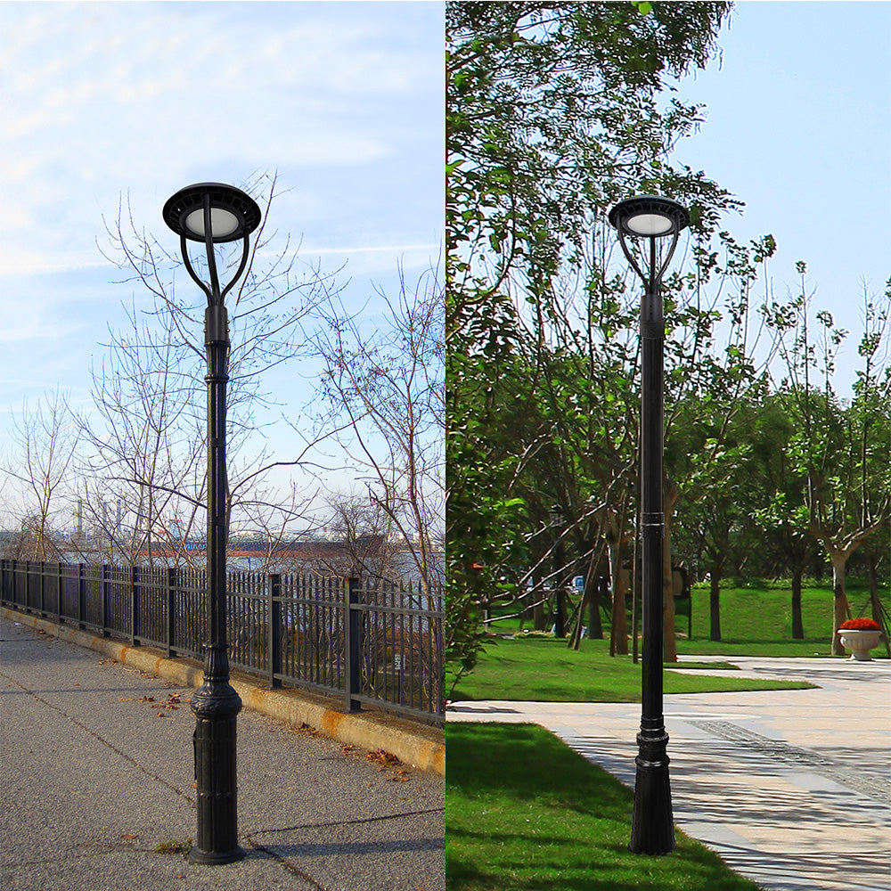 LED Circular Post top Light with Photocell 60W 80W 100W 150W 3CCT ...