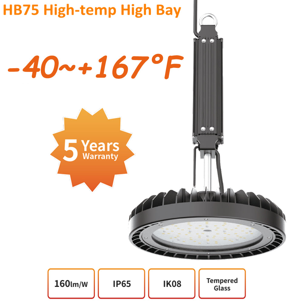 High Temperature High Bay LED Light 85W 140W 220W 160LM/W -40-167°F ...