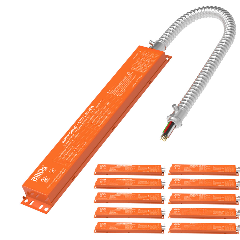 LED Emergency Backup Driver 8W 15W 20W 25W 100V-347VAC EM 90 Min ...
