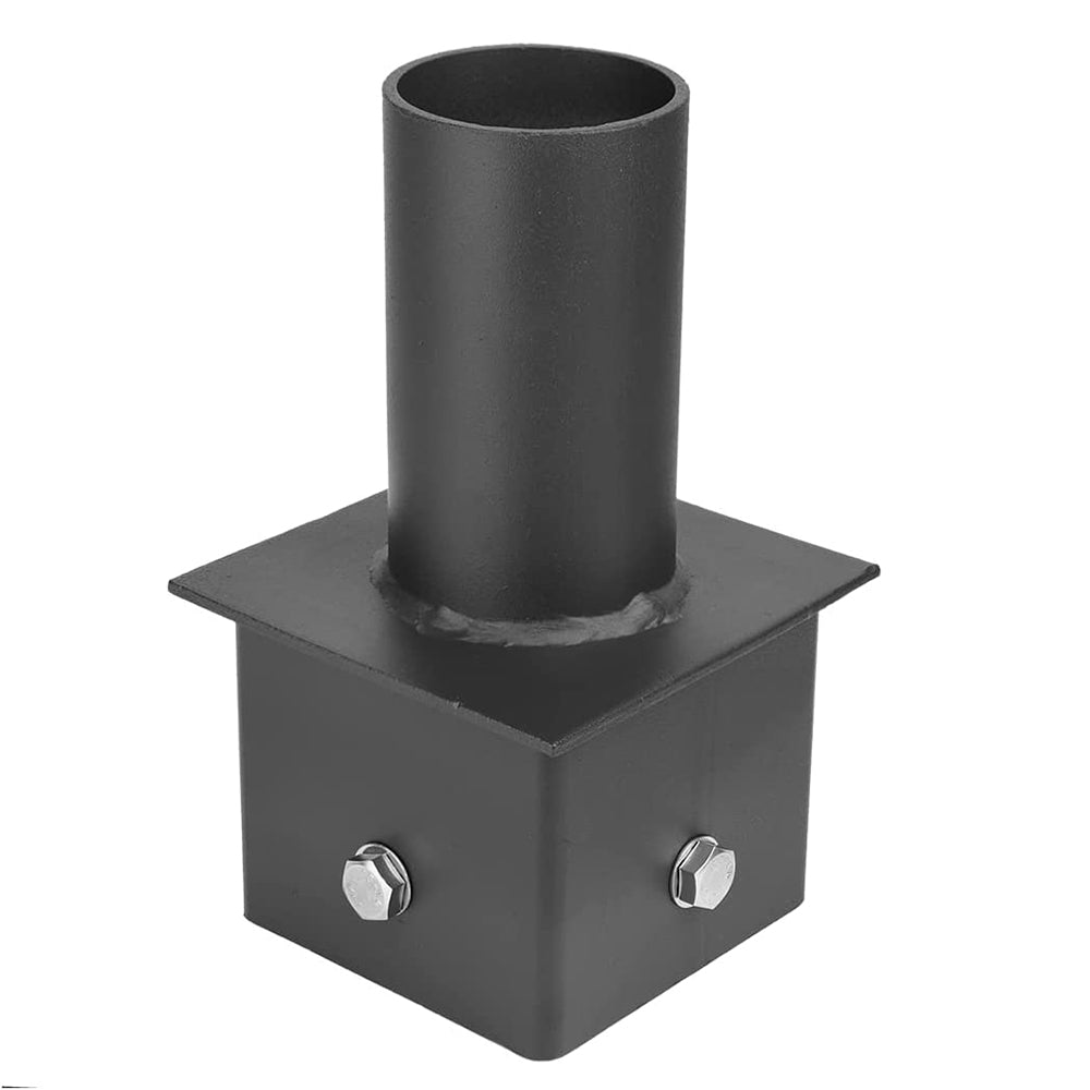 4" Square Pole Bracket, 2-3/8in Slip Fit for Shoebox LED Area Lights ...