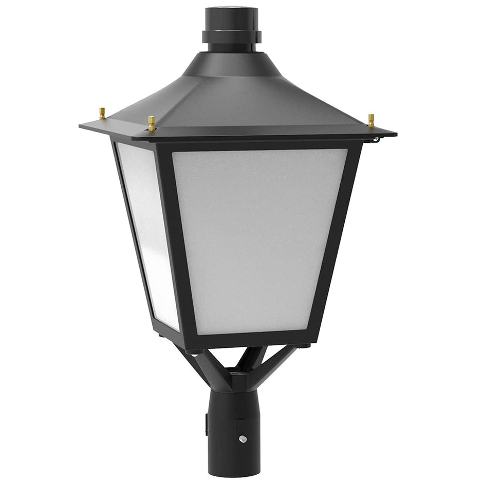 LED Post Top Light 5000K Waterproof Outdoor Circular Area Pole Lights ...
