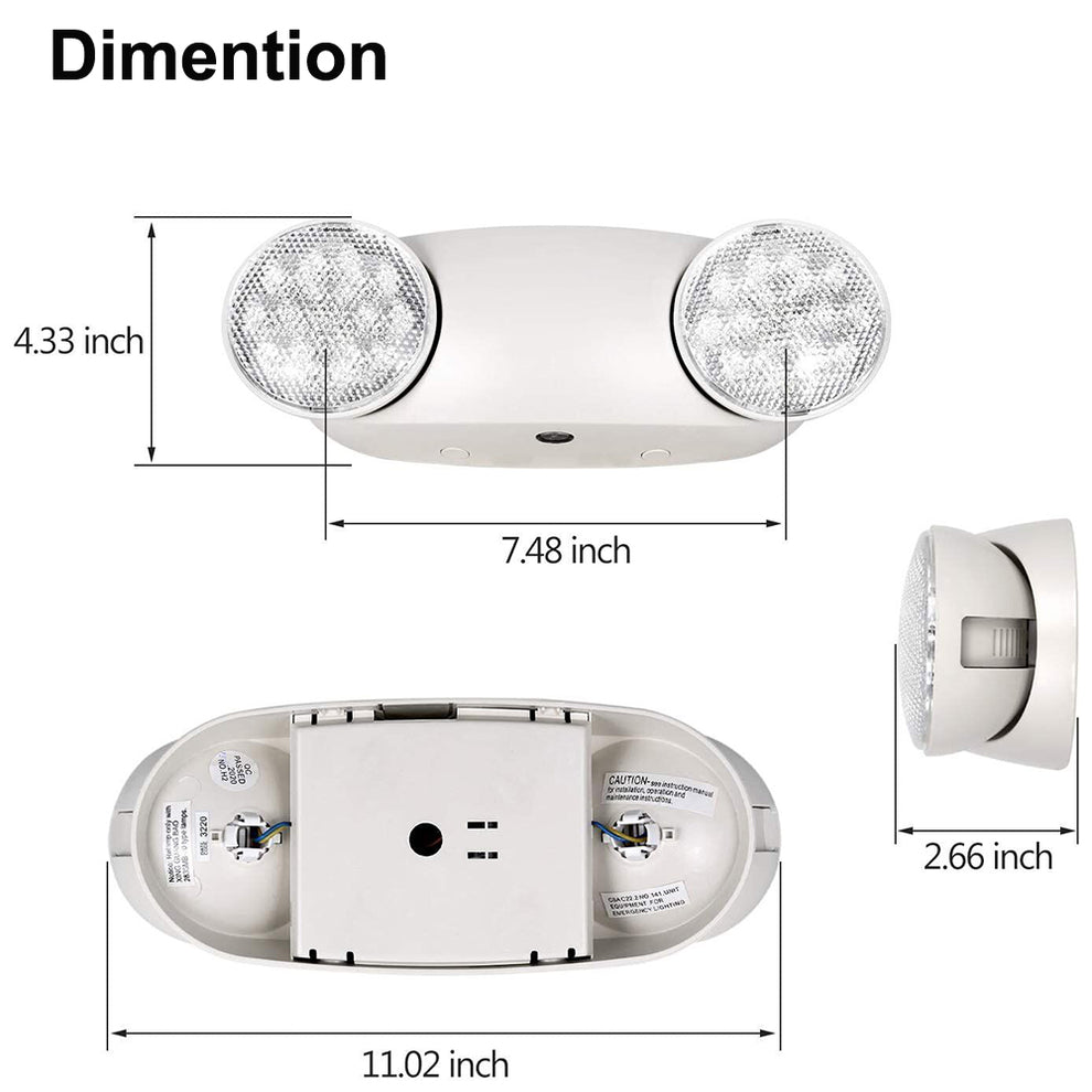 LED Emergency Bug Eye Lights with 90min Battery Backup – ChoierLight