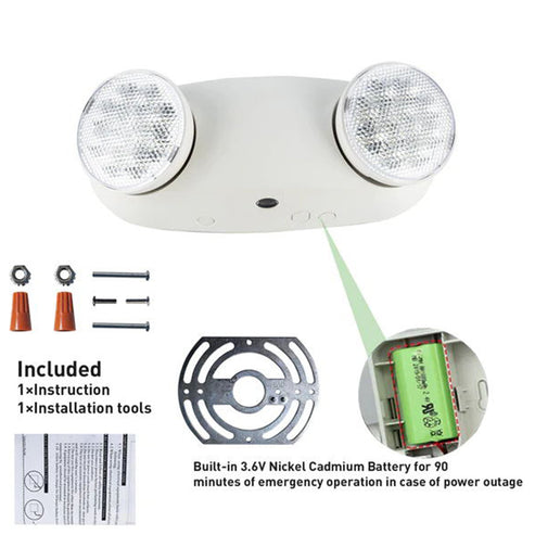 LED Emergency Bug Eye Lights with 90min Battery Backup – Choierlight