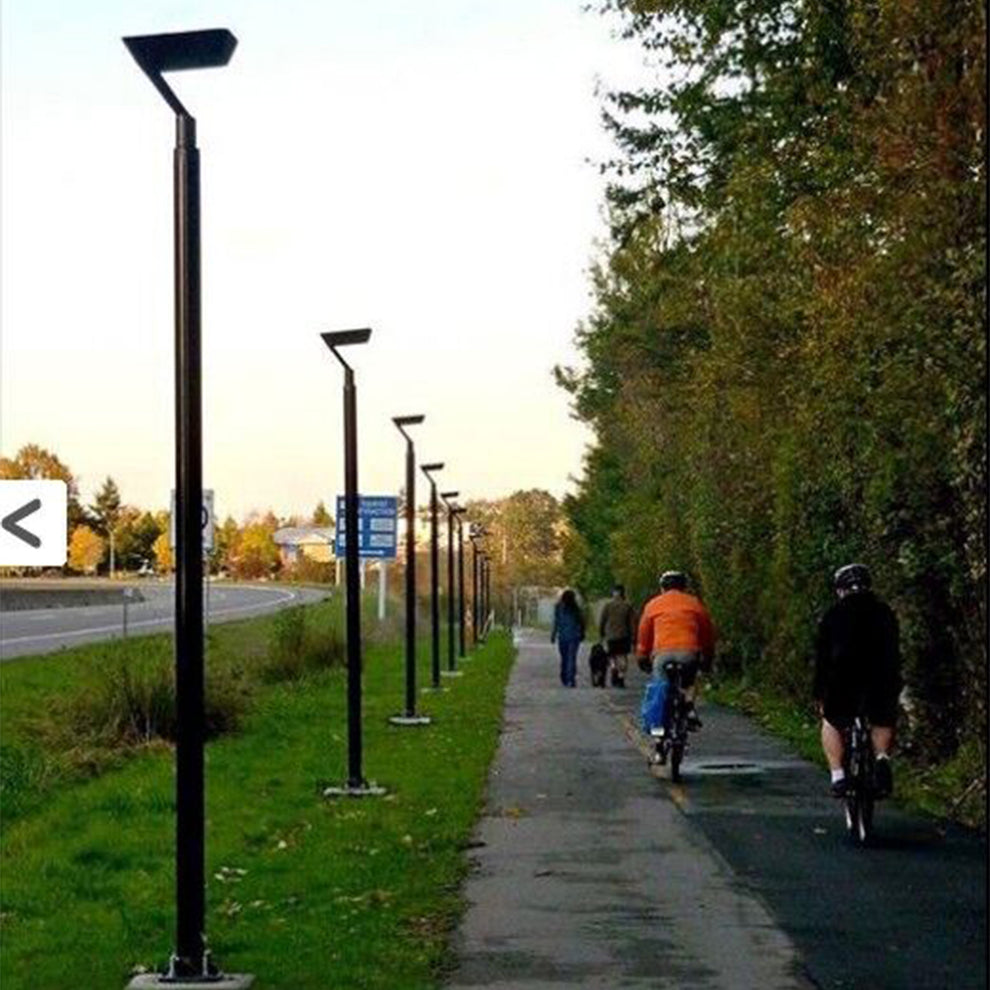 LED Gooseneck Post Top Light Fixture 35W 50W 100W 5000K Daylight IP65 ...