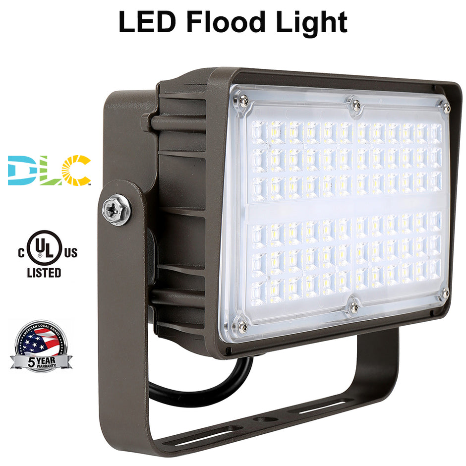 LED Flood Light Outdoor IP65 Waterproof Security Lights UL DLC Listed ...